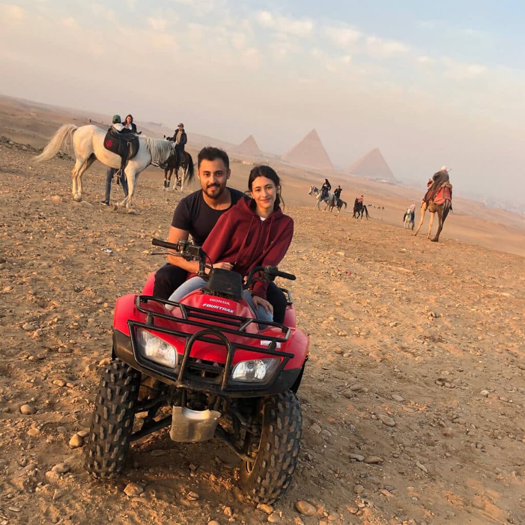 Quad Bike At Giza Pyramids